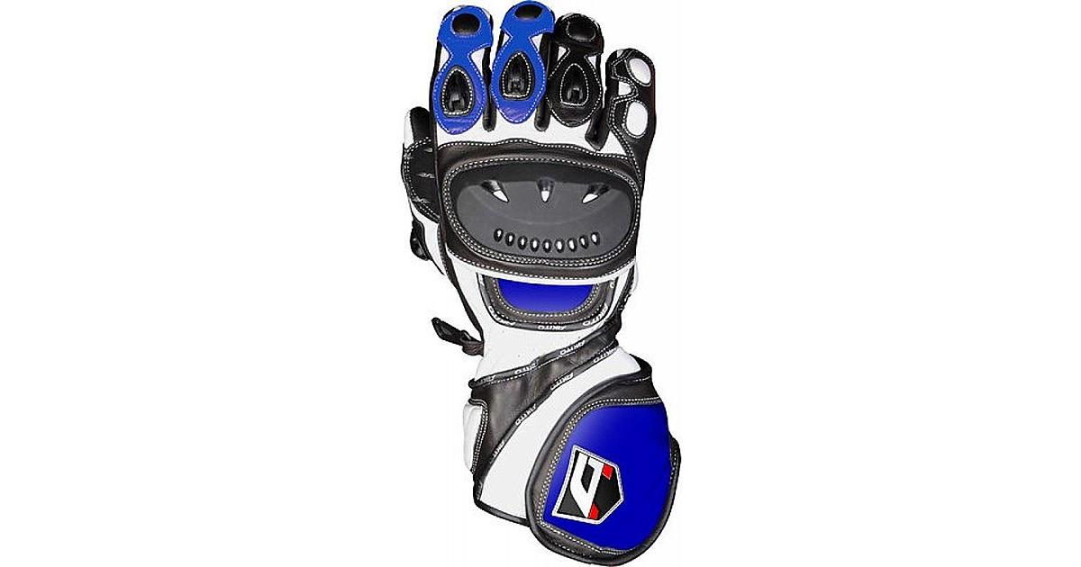 Кожени ръкавици AKITO SPORT MAX BLUE - Dirt.BG