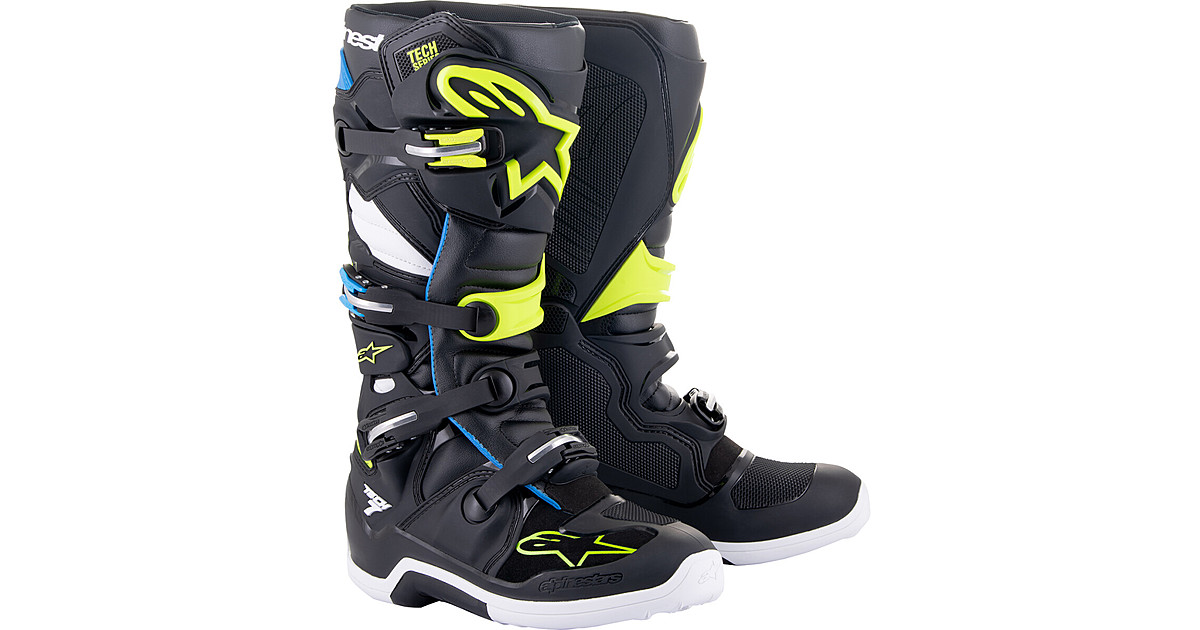Ботуши Alpinestars TECH 7 BLACK YL FLUO - Dirt.BG